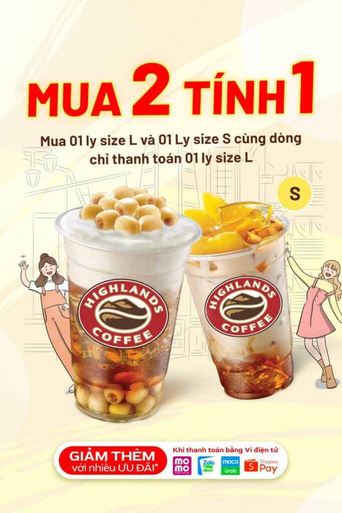 Danh sách địa điểm các cửa hàng Highlands Coffee tại TPHCM